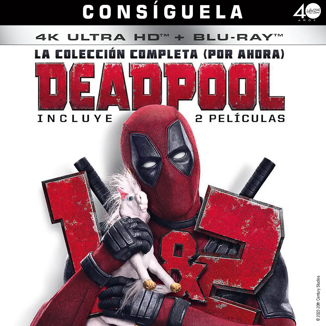 Sorteo de 2 packs de "Deadpool 1+2" en 4K UHD