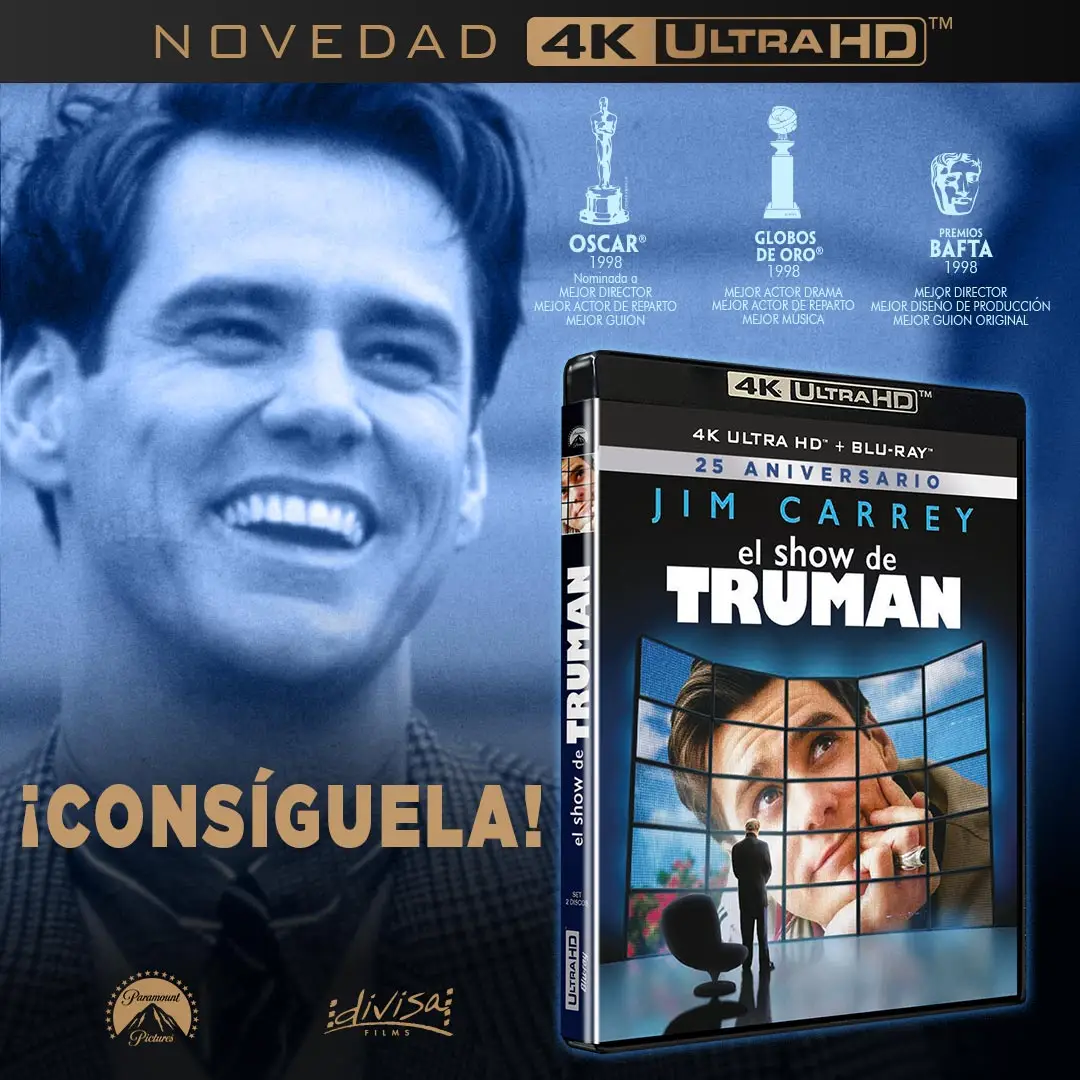 Consigue la nueva edición 4K UHD de “El Show de Truman”